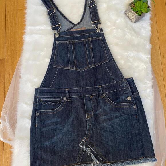 Candie's | Dresses | Candies Dark Denim Overall Dress | Poshmark